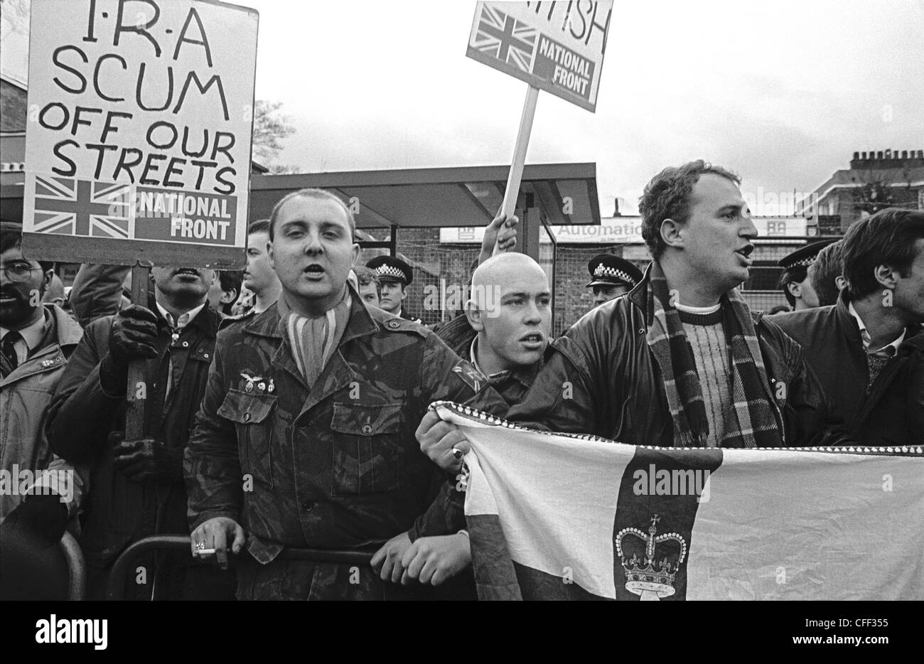 A National Front rally Stock Photo - Alamy
