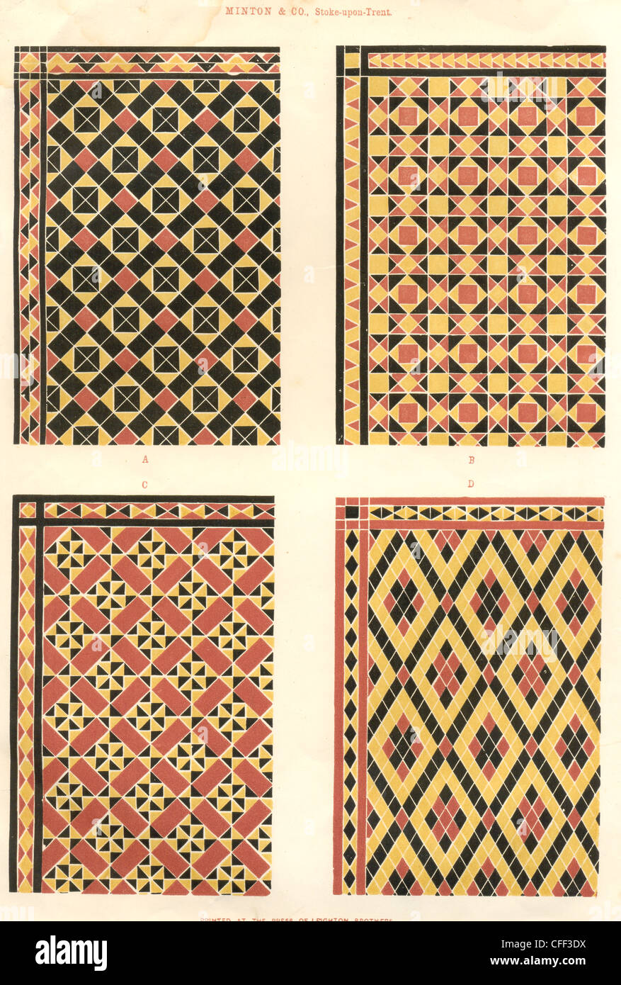 Minton tiles hi-res stock photography and images - Alamy