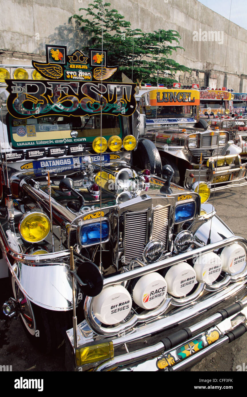 Colourful jeepneys hi-res stock photography and images - Alamy