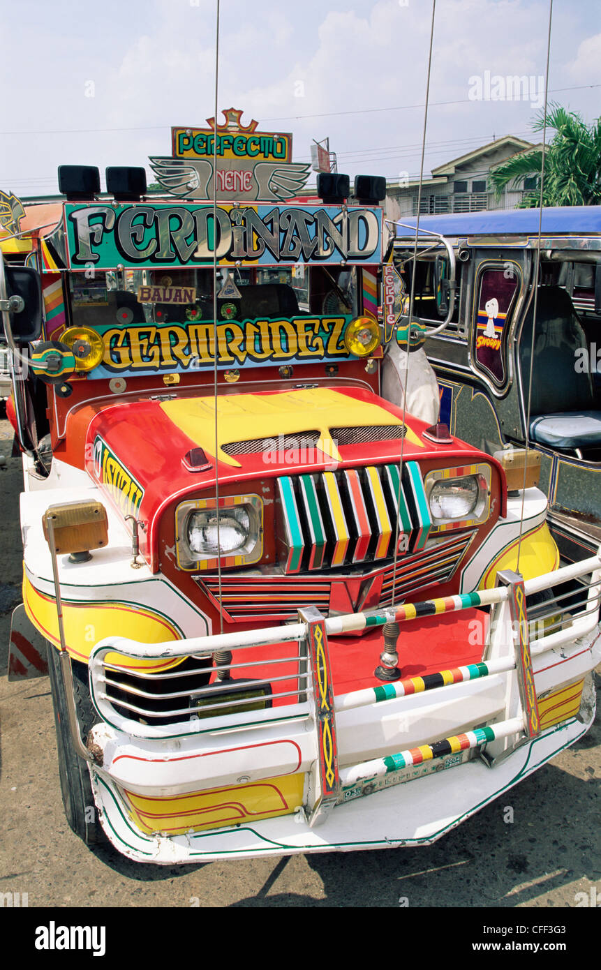 Philippines, Manila, Jeepneys Stock Photo - Alamy