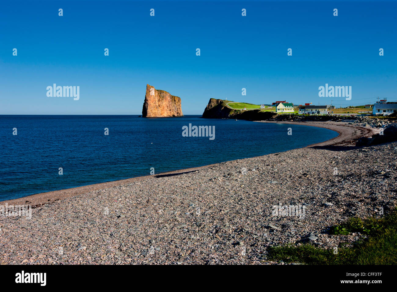 Perce Rock, Perce, Gaspé Penninsula, Quebec, Canada Stock Photo - Alamy
