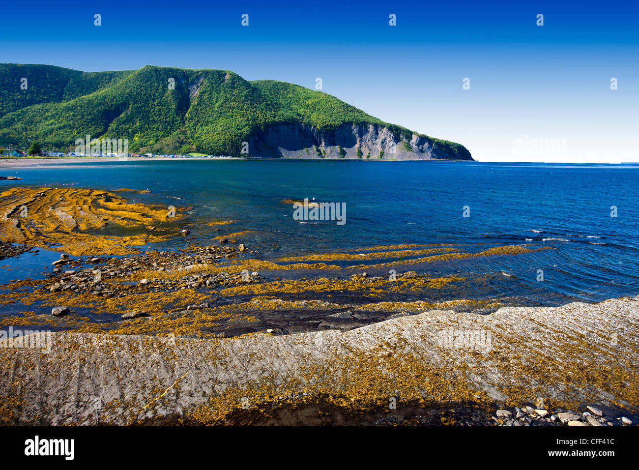 Coastline, Mont-Louis, Gaspé Penninsula, Quebec, Canada Stock Photo - Alamy