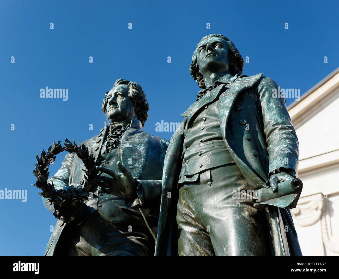 Goethe and schiller statue hi-res stock photography and images - Alamy