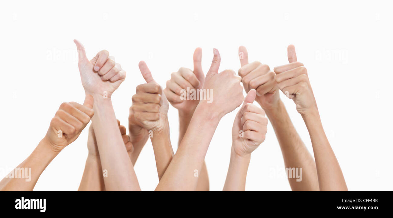 Five fingers raised hi-res stock photography and images - Alamy
