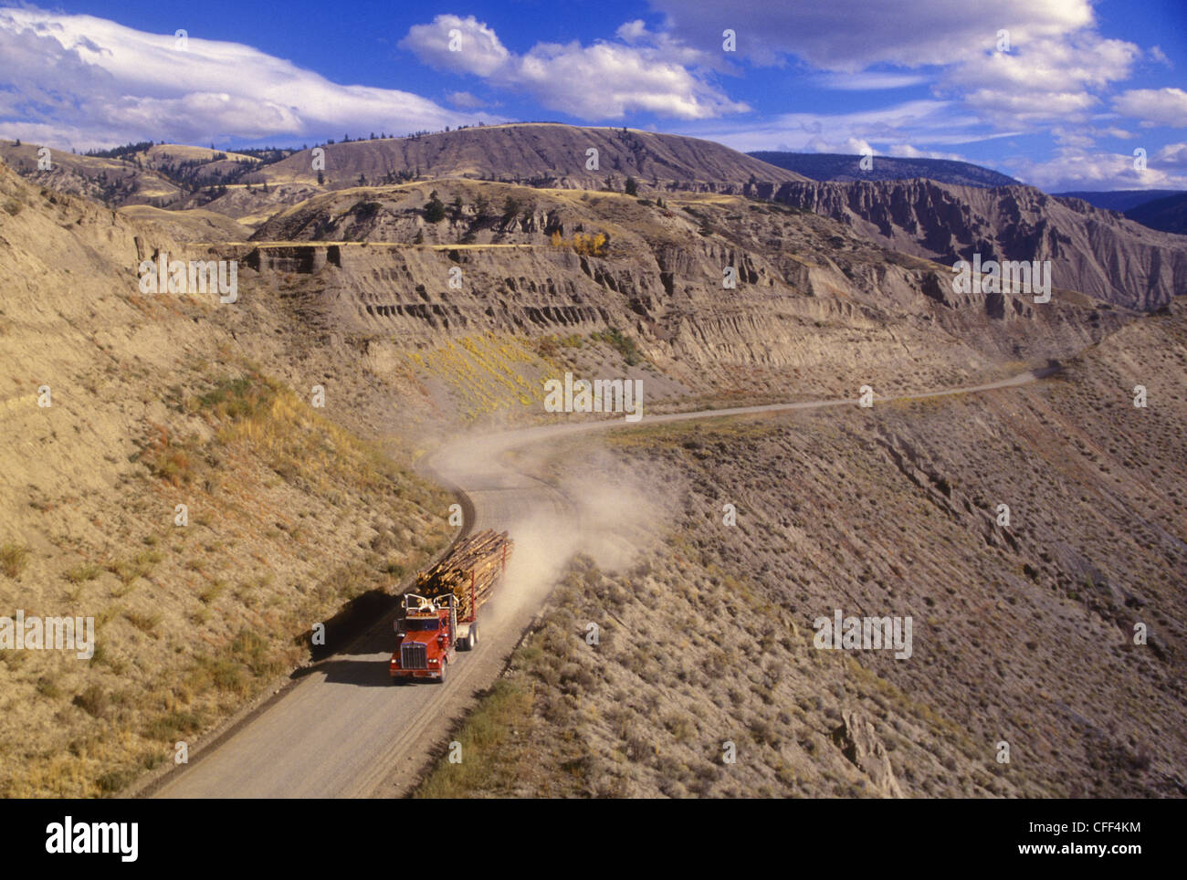 Logging truck river hi-res stock photography and images - Alamy