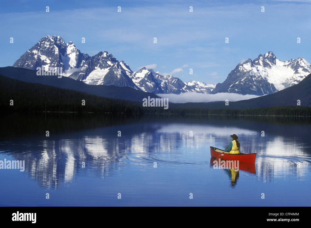 Canoeing On The Turner Lakes High Resolution Stock Photography and ...