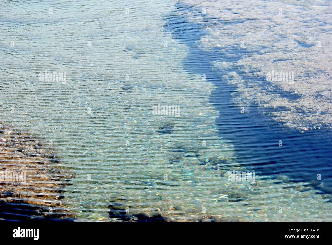 the clear waters in barbados Stock Photo - Alamy