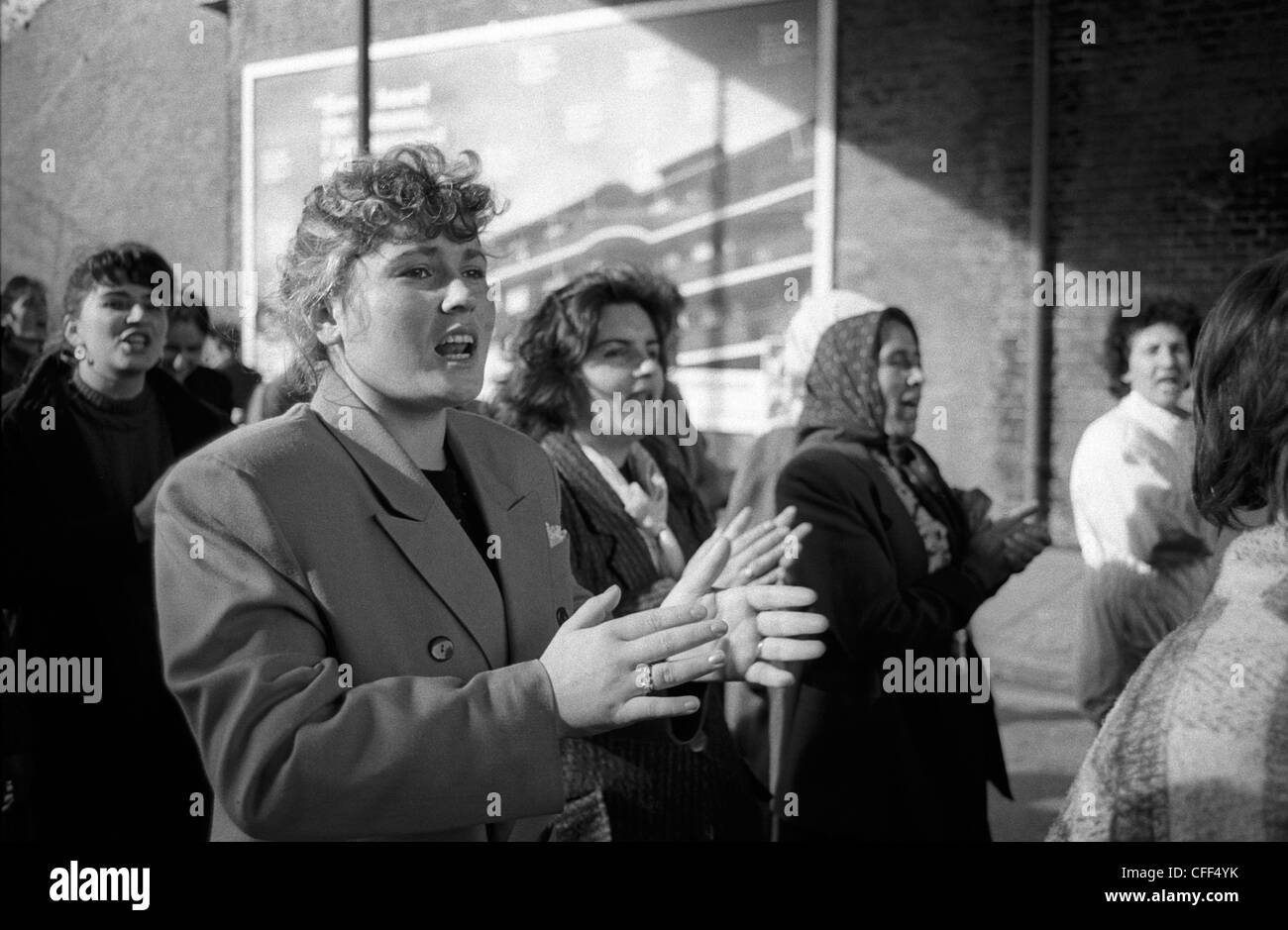 People on protest march Black and White Stock Photos & Images - Alamy