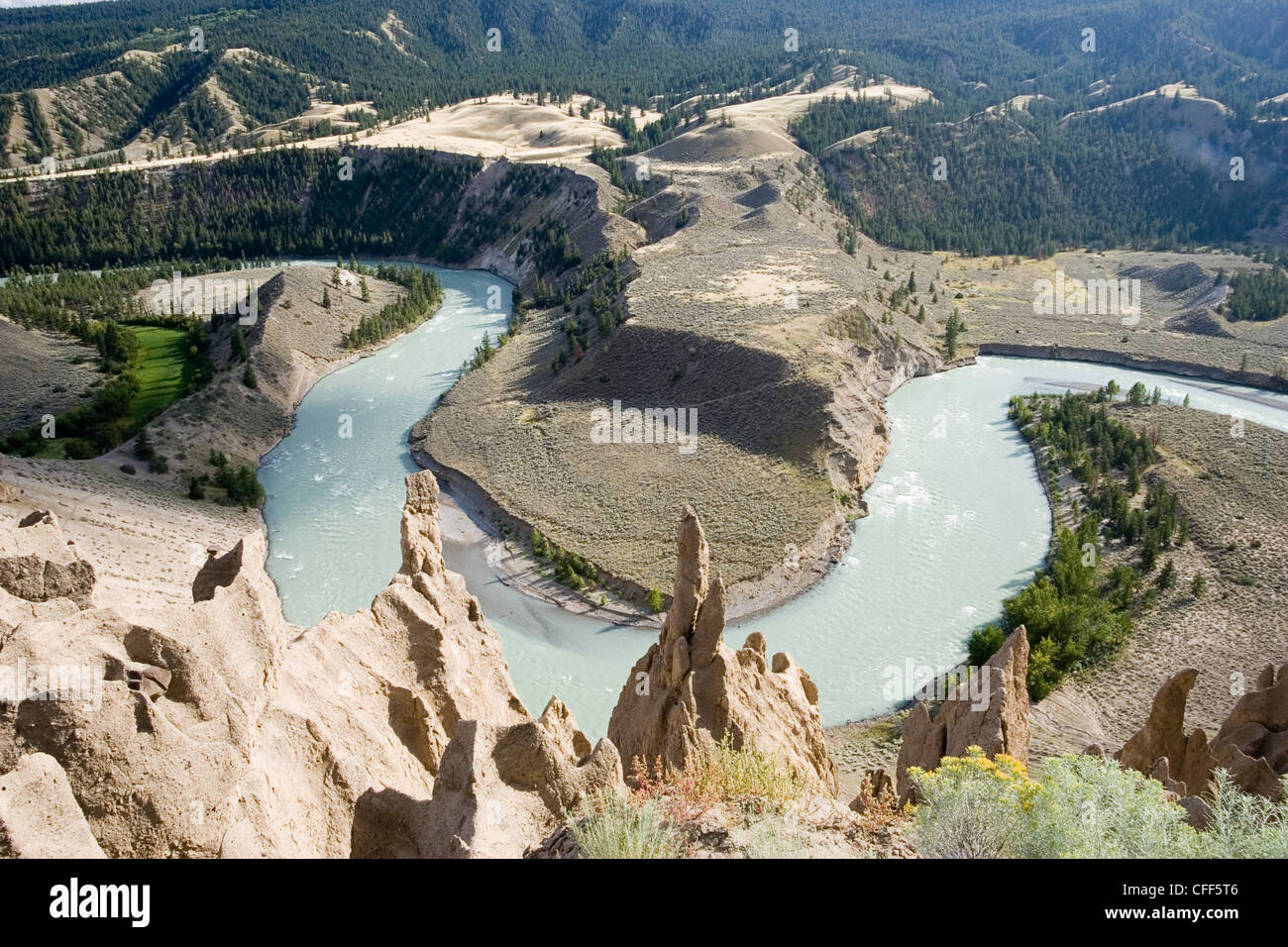 Chilcotin River, Junction Sheep Range Area, British Columbia, Canada ...