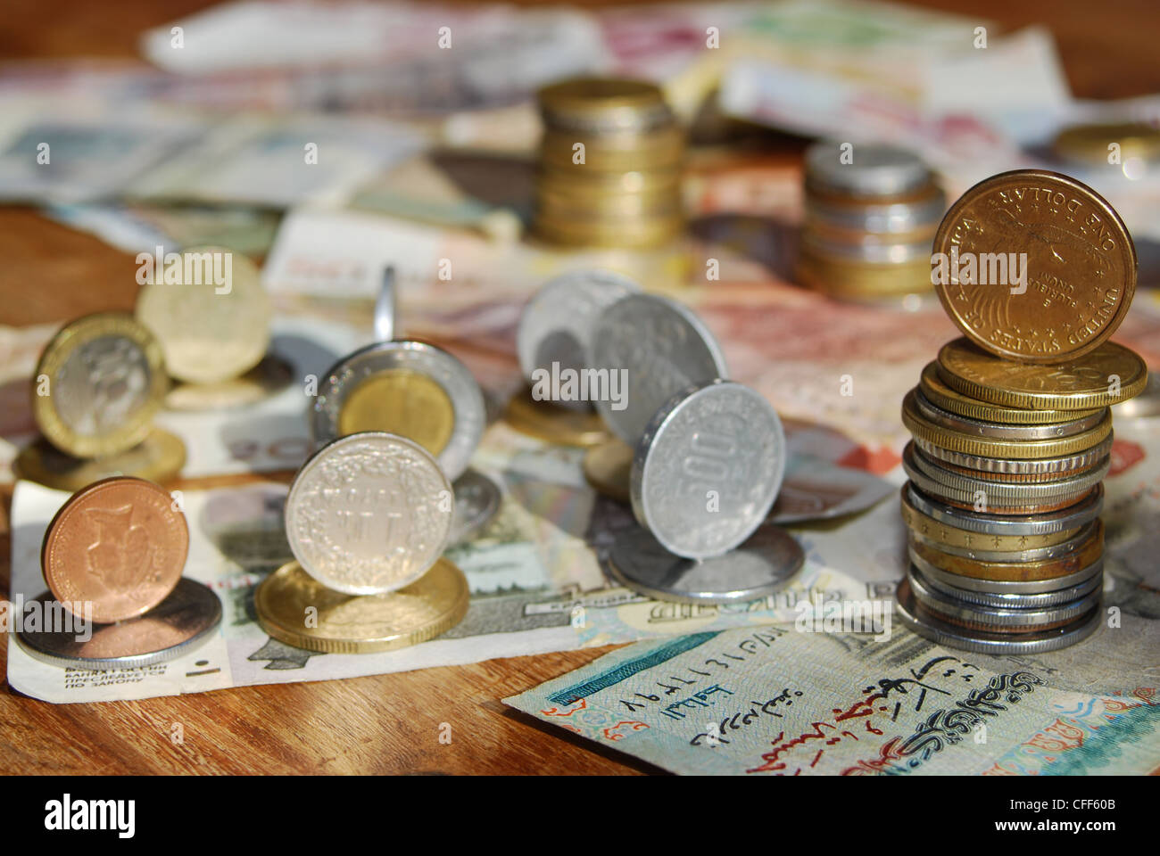 international monetary savings. An abstract concept of savings through ...