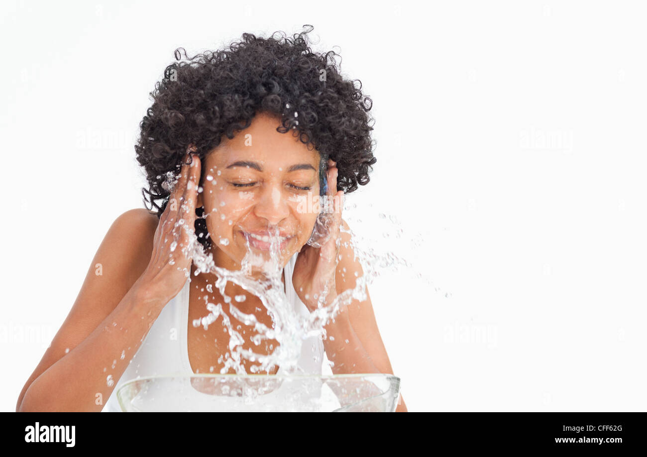 Woman skin face Cut Out Stock Images & Pictures - Alamy