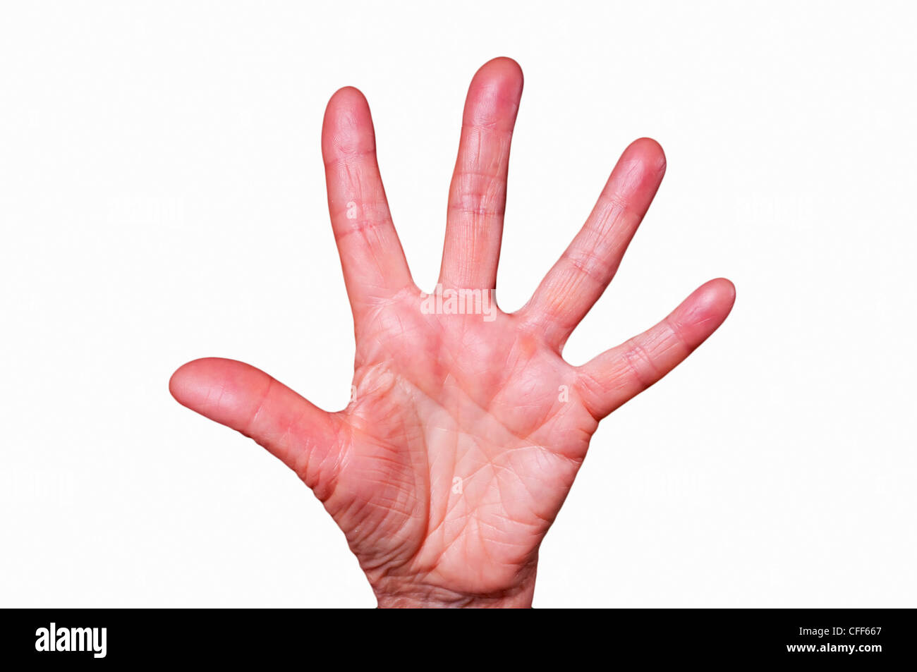 Five Hand Sign High Resolution Stock Photography and Images - Alamy