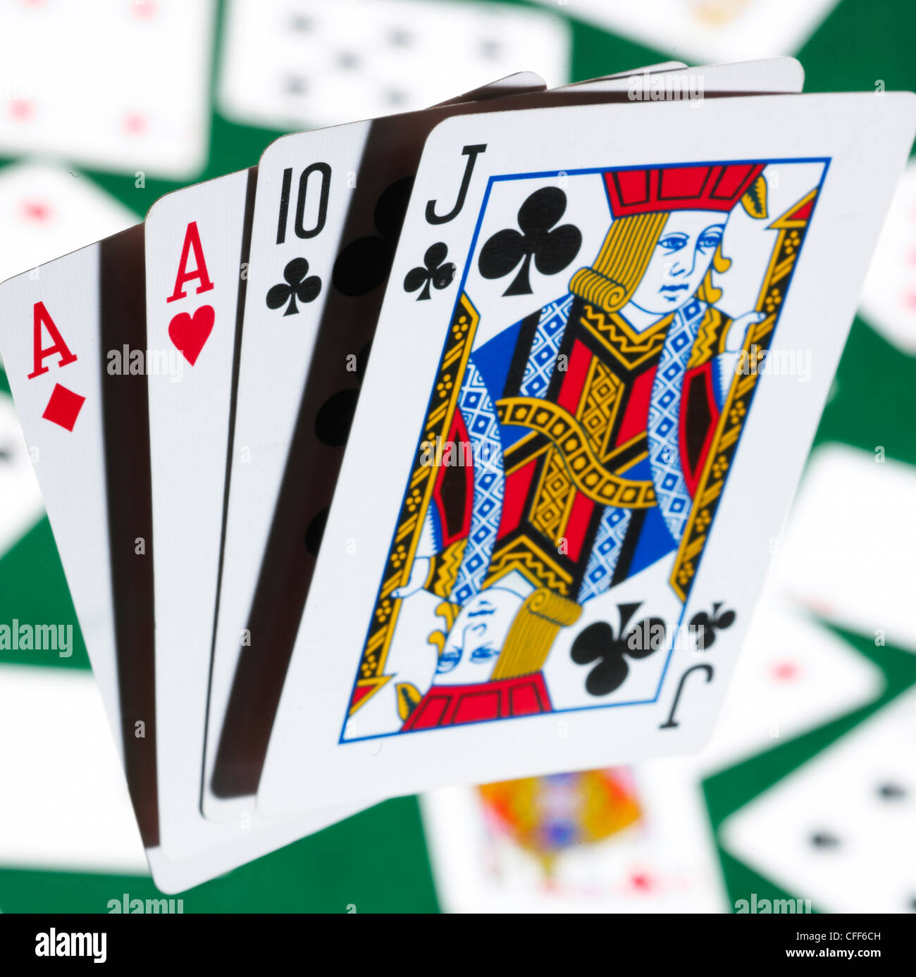 Hand of playing cards Stock Photo - Alamy