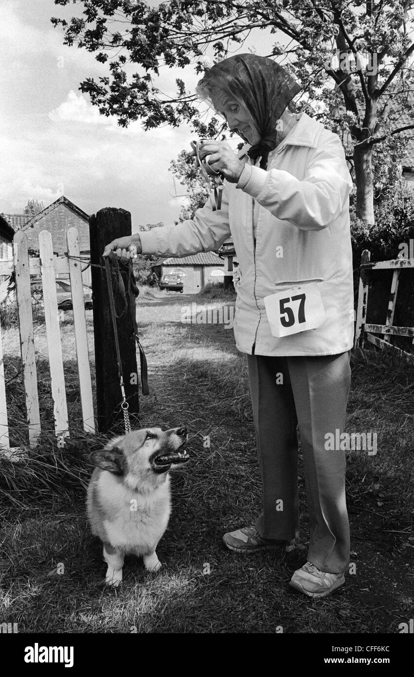 Village dog show Black and White Stock Photos & Images - Alamy