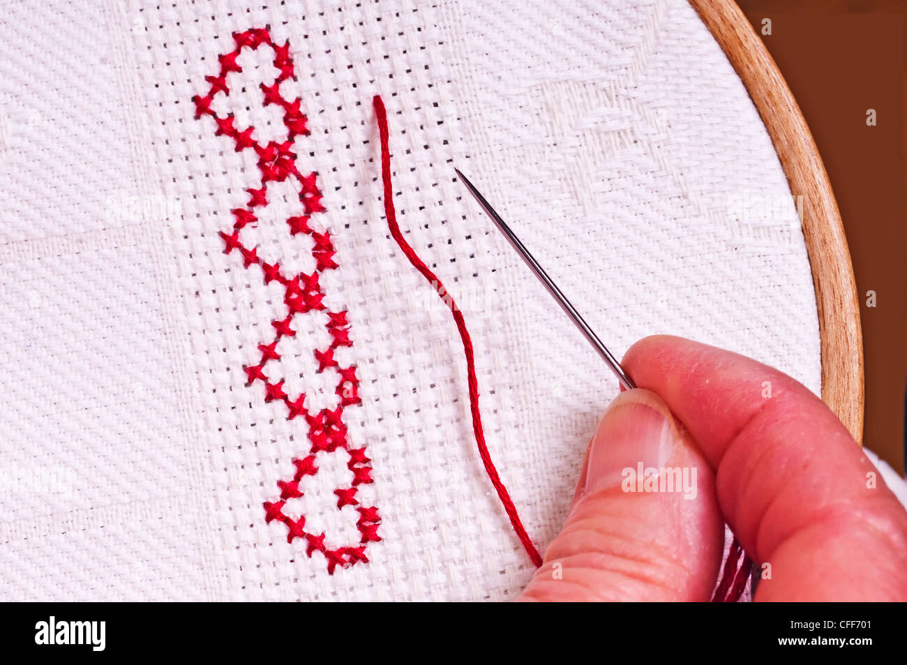 Embroidery stitch hi-res stock photography and images - Alamy