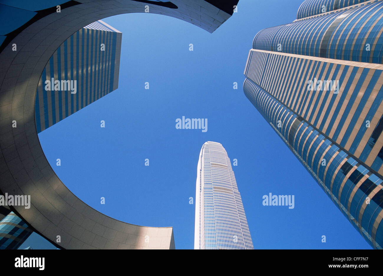 China, Hong Kong, Central, IFC, International Finance Centre Building ...
