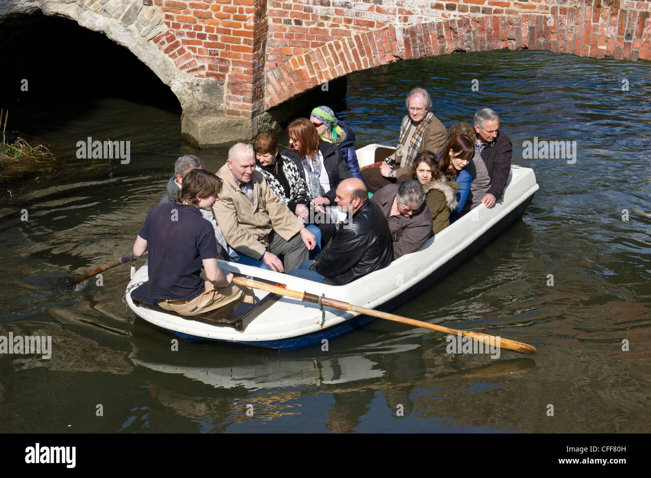 Canterbury Kent UK River Tour Tours River Stour Stock Photo - Alamy