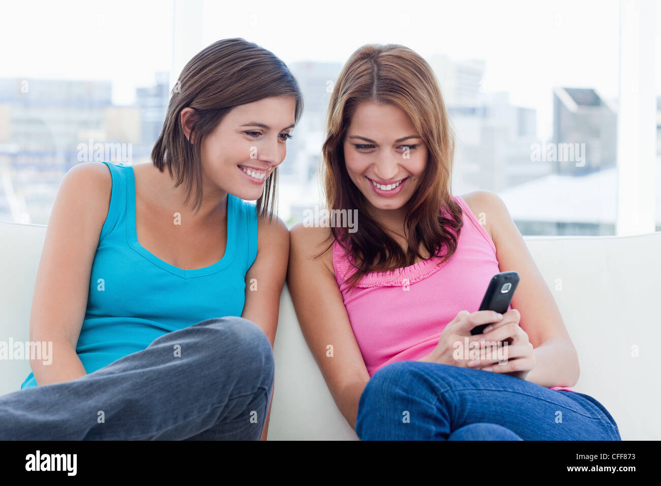 Receiving a text hi-res stock photography and images - Alamy