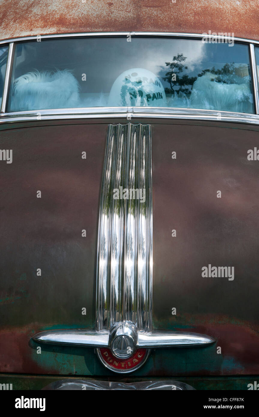 Rear end of a Pontiac automobile Stock Photo - Alamy