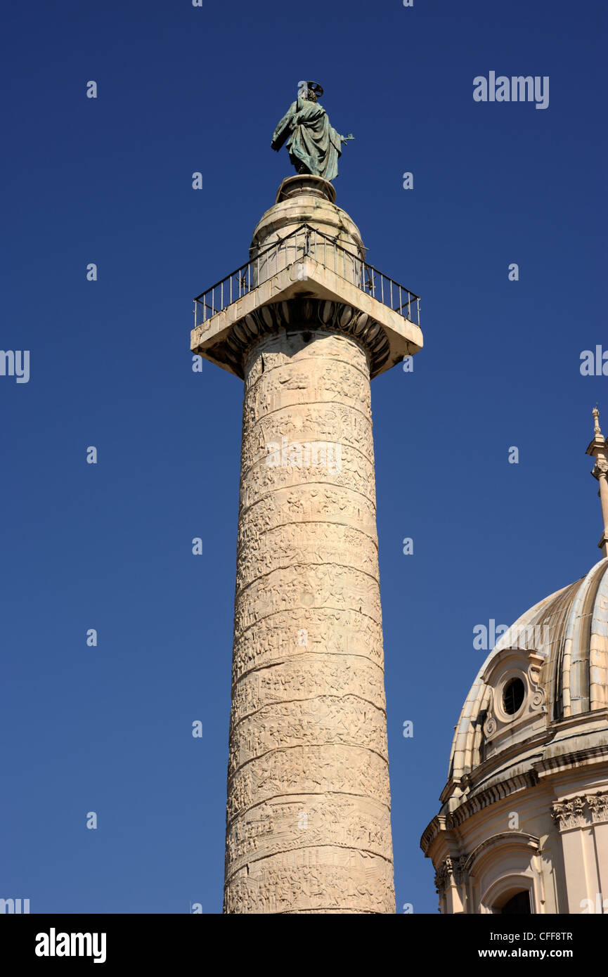 Trajan's column close up hi-res stock photography and images - Alamy