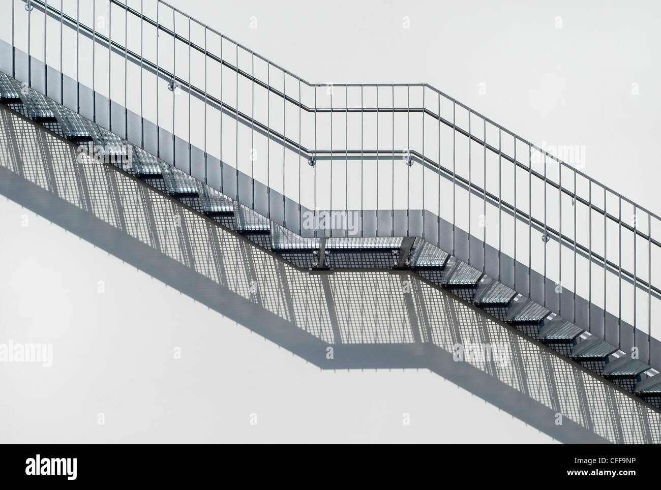 Metal Stairs as an Contemporary Architectural Element Stock Photo - Alamy