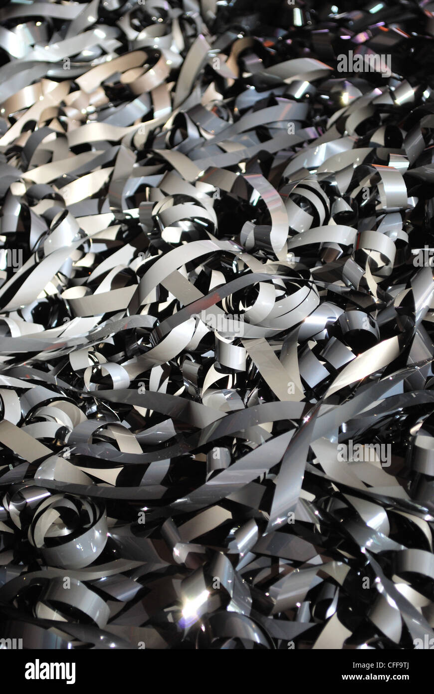 Unrolled old gray film as background Stock Photo - Alamy