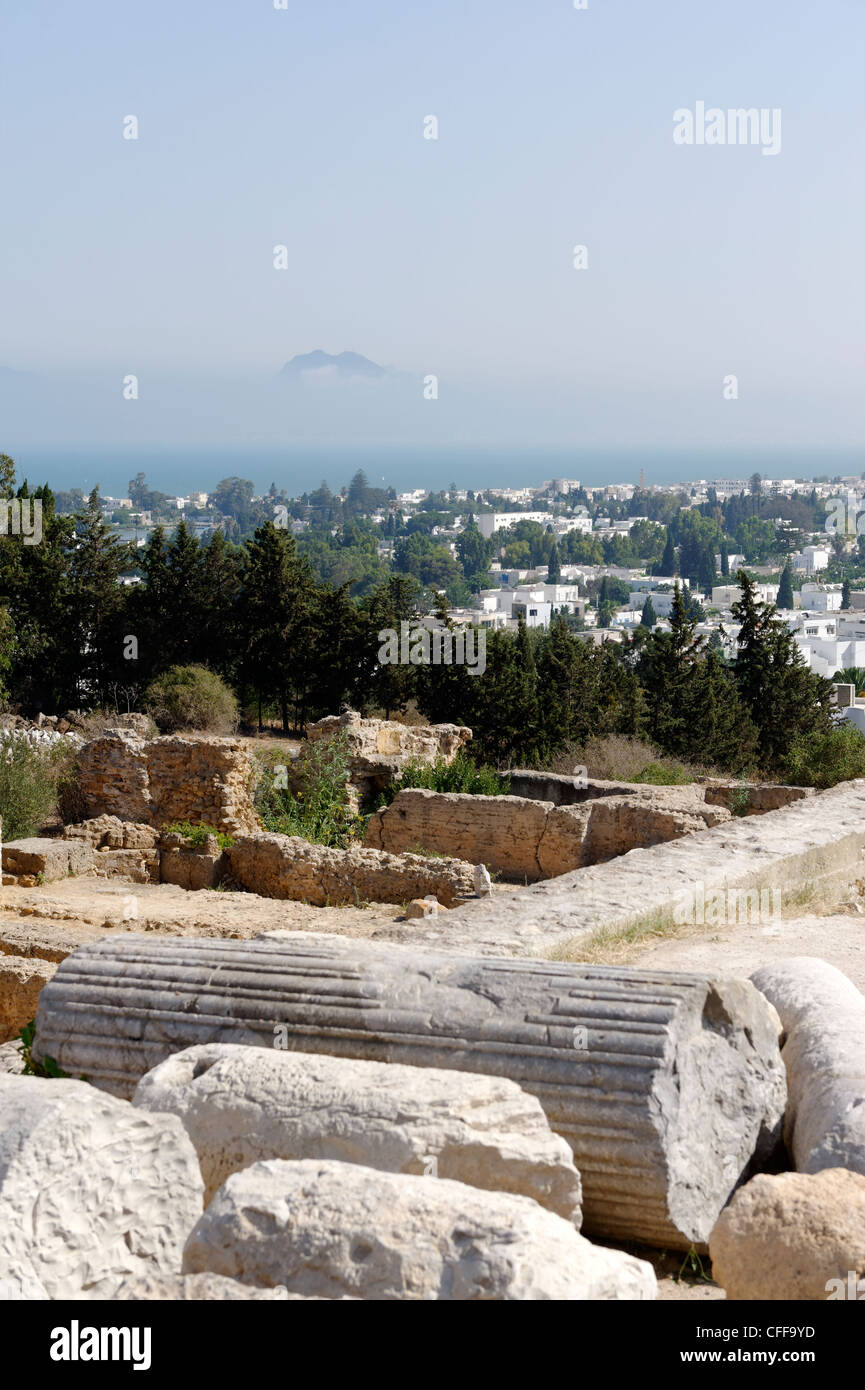 Tunisia ancient carthage byrsa hill hi-res stock photography and images ...