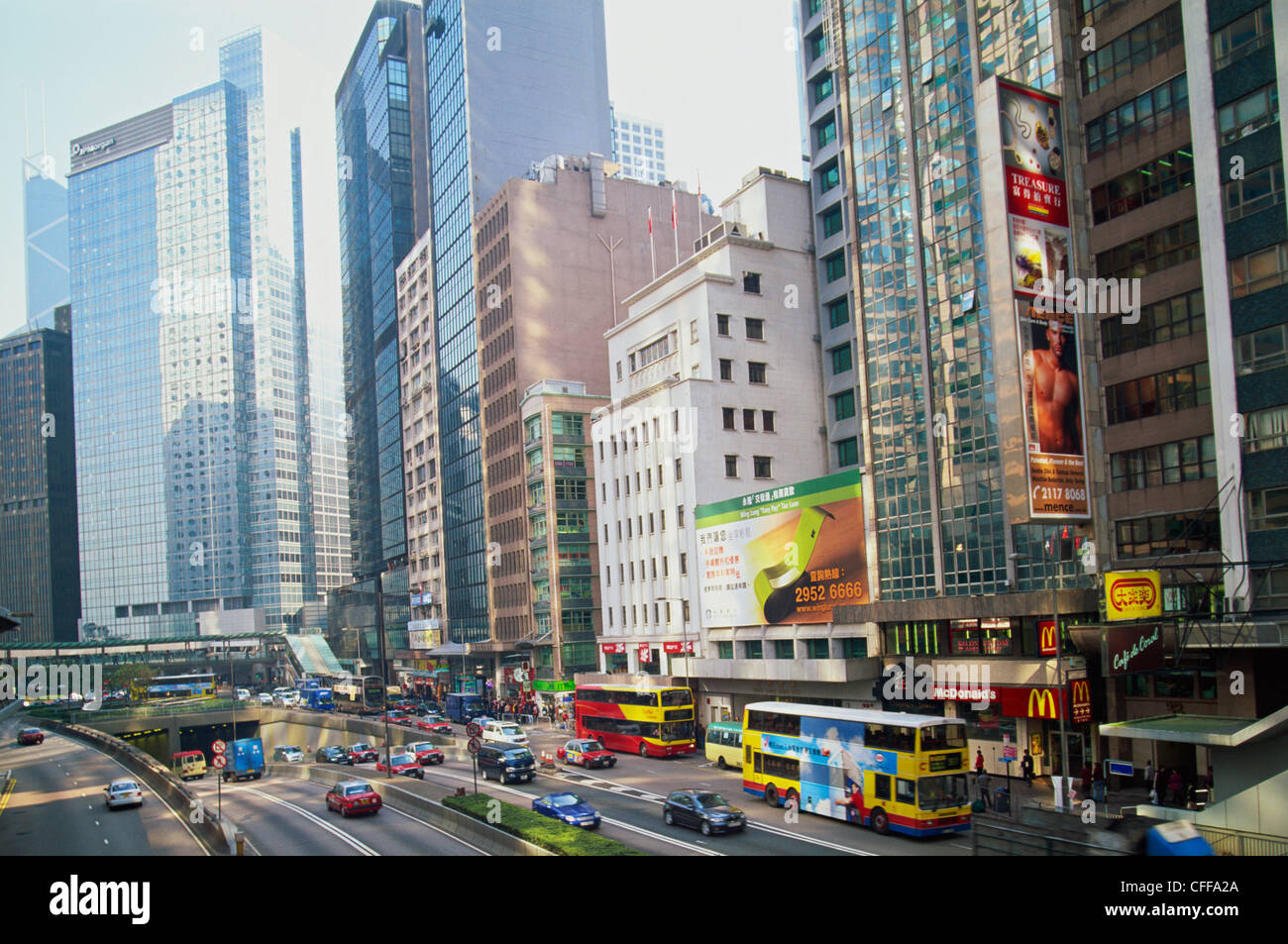 China, Hong Kong, Central, Connaught Road Central Stock Photo - Alamy