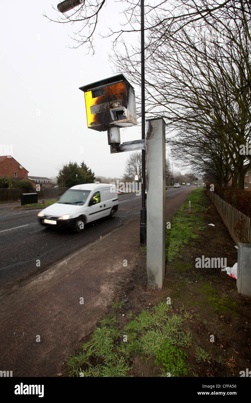 Vandalised Destroyed Gatso Speed Camera High Resolution Stock ...