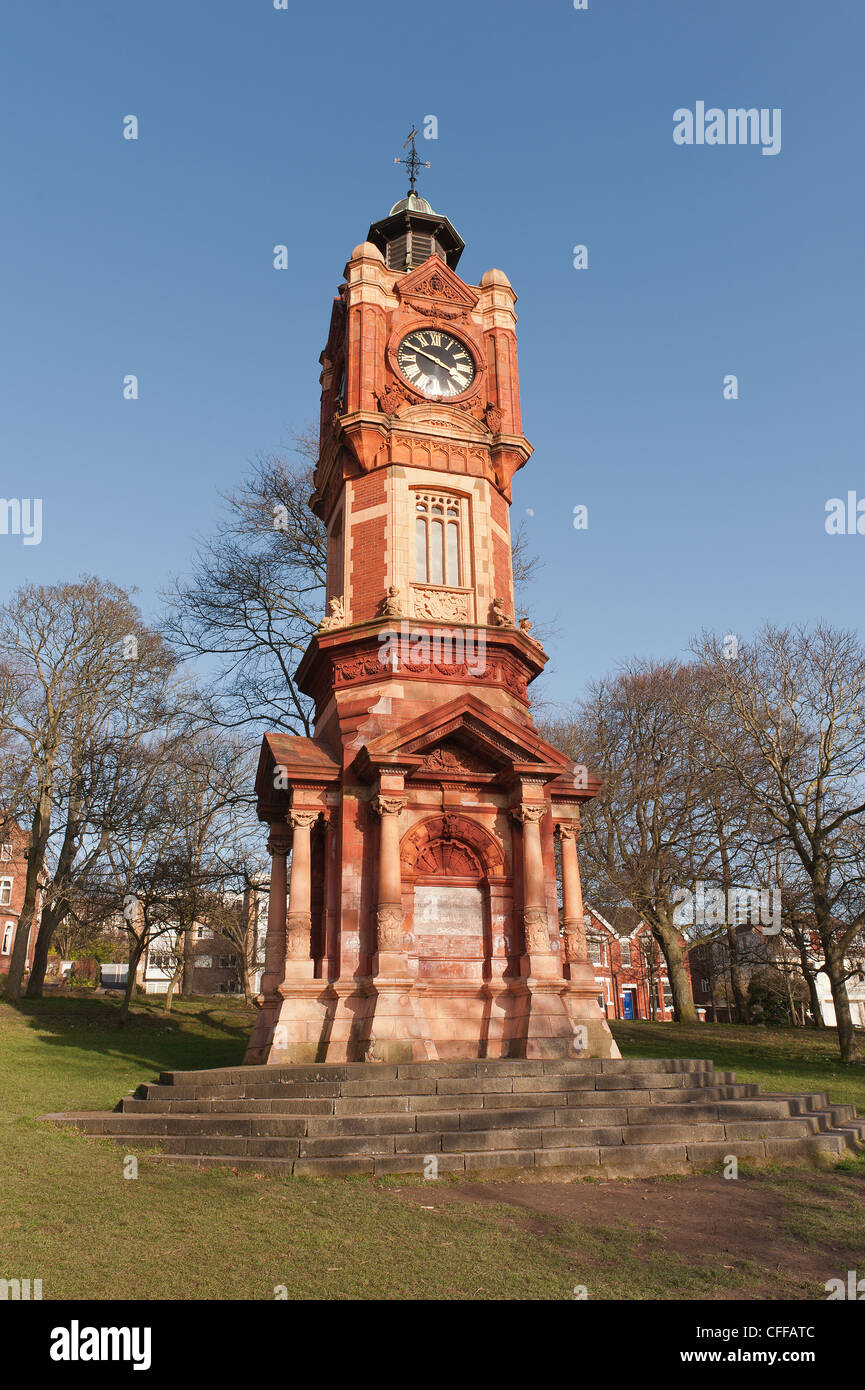 Preston Park Clock Tower face terracotta foundation stone and granite ...
