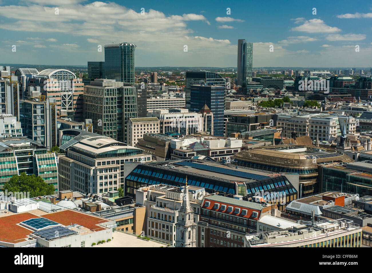 London, UK, Great Britain, Aerial Skyline, Panorama Cityscape, from St ...