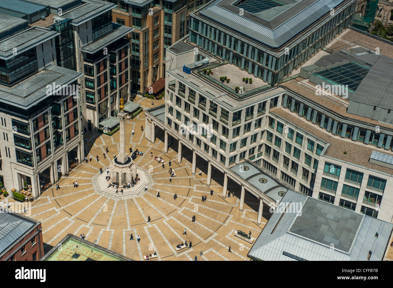 London public square aerial hi-res stock photography and images - Alamy