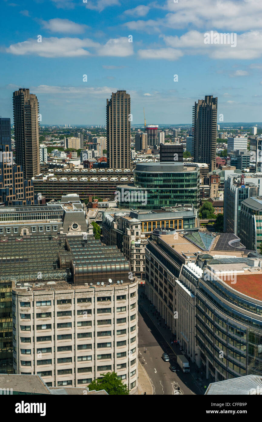 London, UK, Great Britain, Aerial Skyline, Panorama Cityscape, from St ...