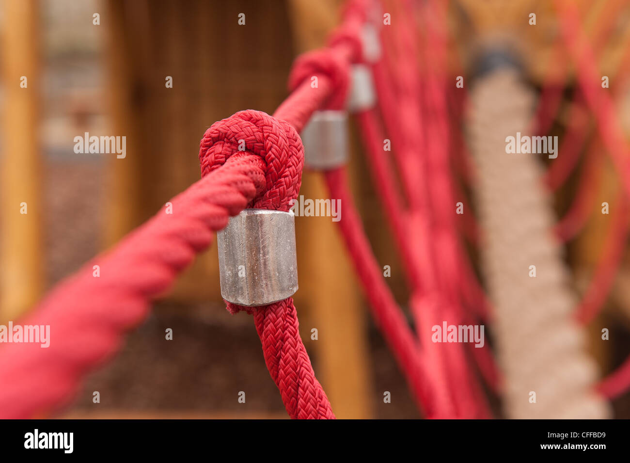 New strong safe secure rope bridge in ROSPA approved playground ...