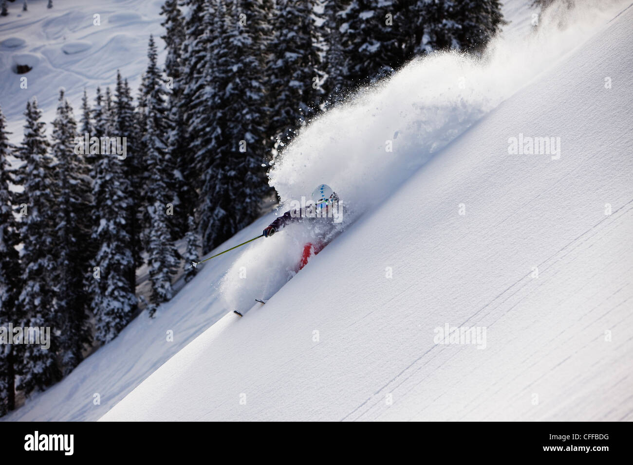 Man Deep Powder Skiing High Resolution Stock Photography and Images - Alamy