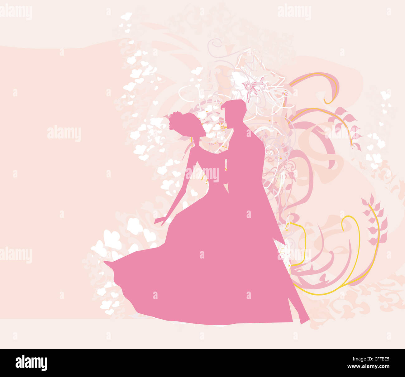 wedding dancing couple background Stock Photo - Alamy