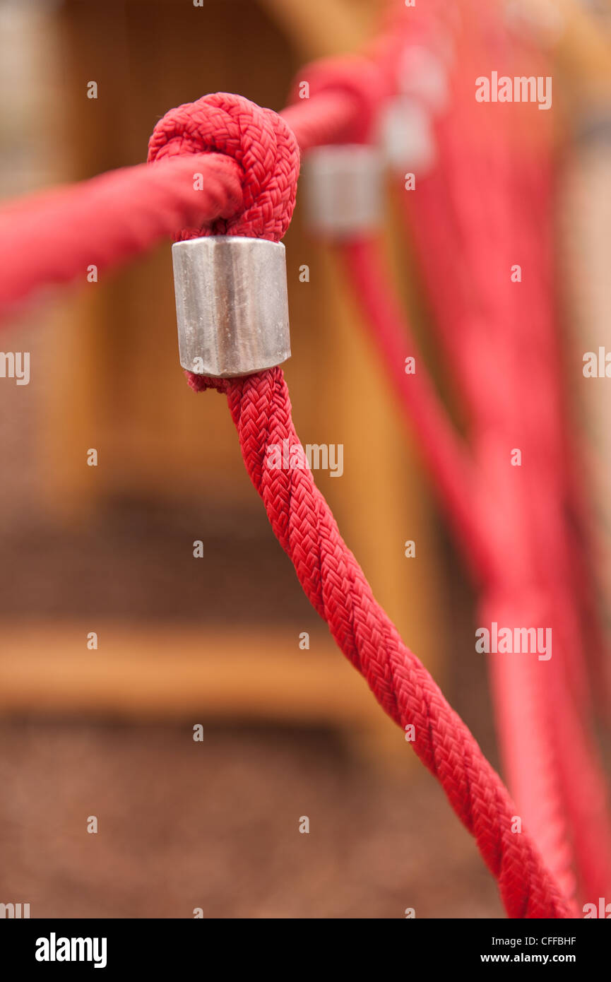 New strong safe secure rope bridge in ROSPA approved playground ...