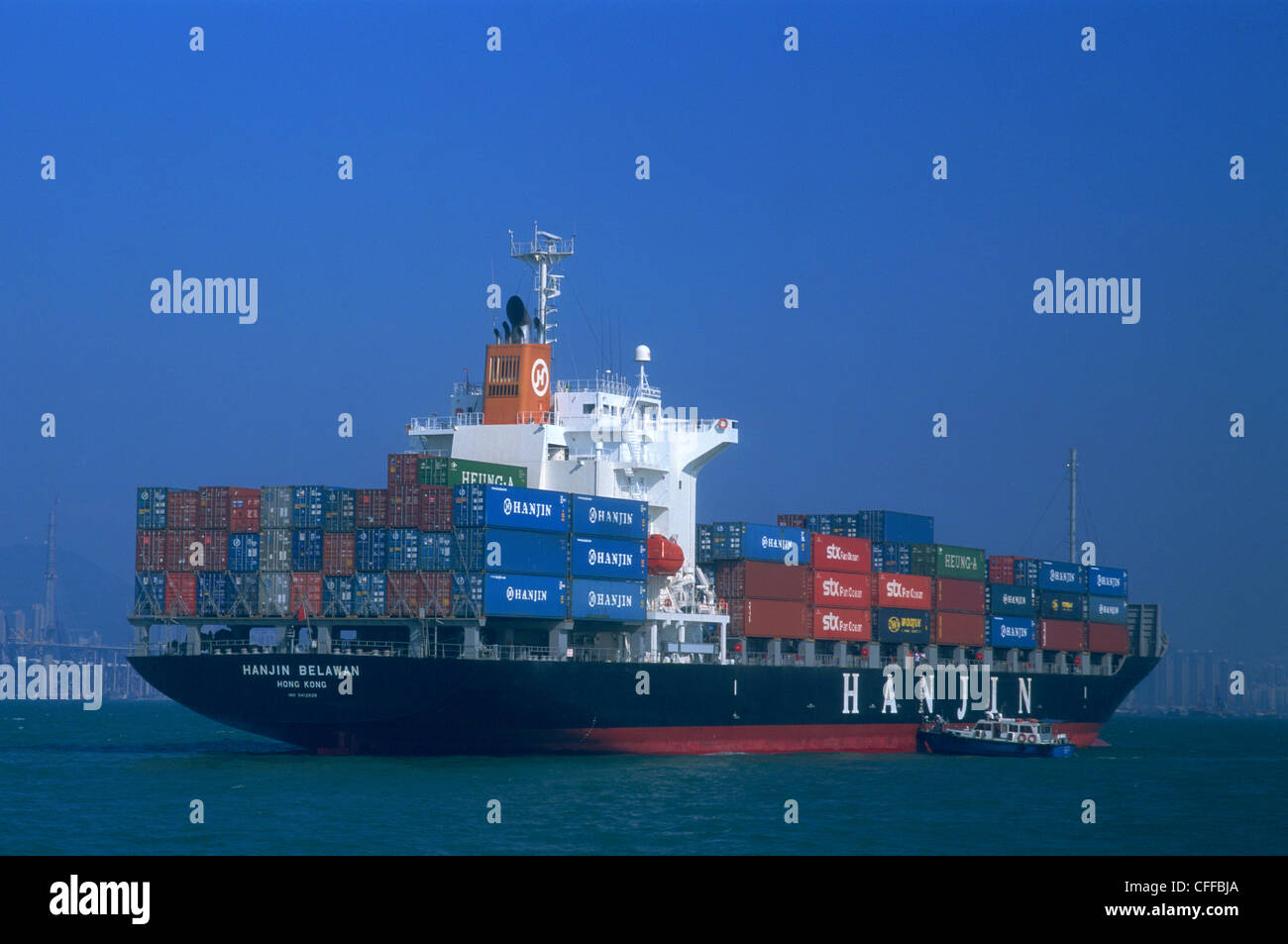 China, Hong Kong, Container Ship Stock Photo - Alamy