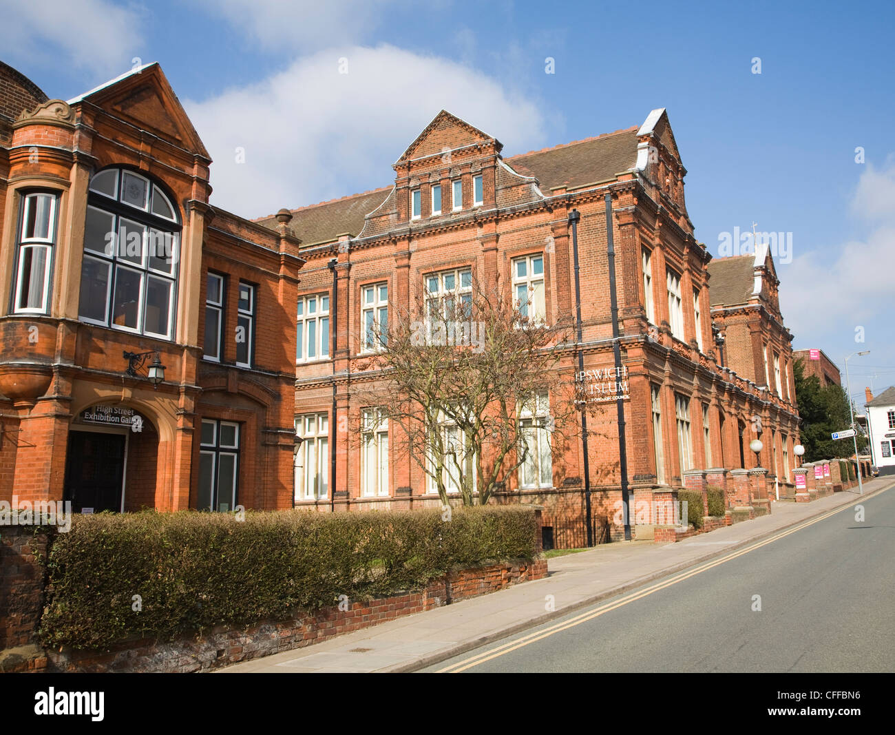 Victorian red brick building Ipswich museum built 1880, Ipswich ...