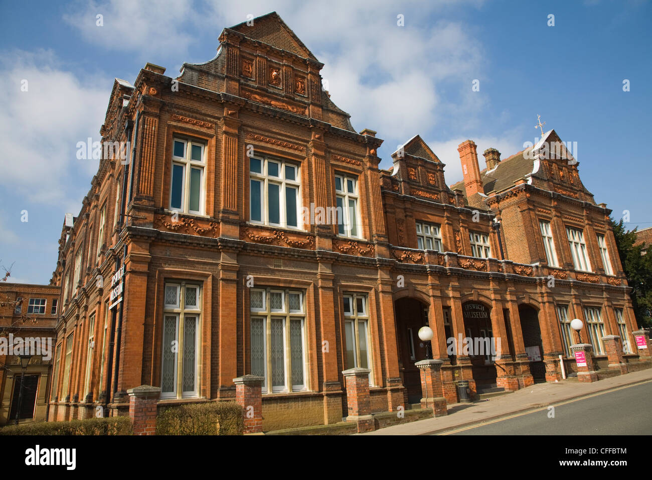Victorian red brick building Ipswich museum built 1880, Ipswich ...