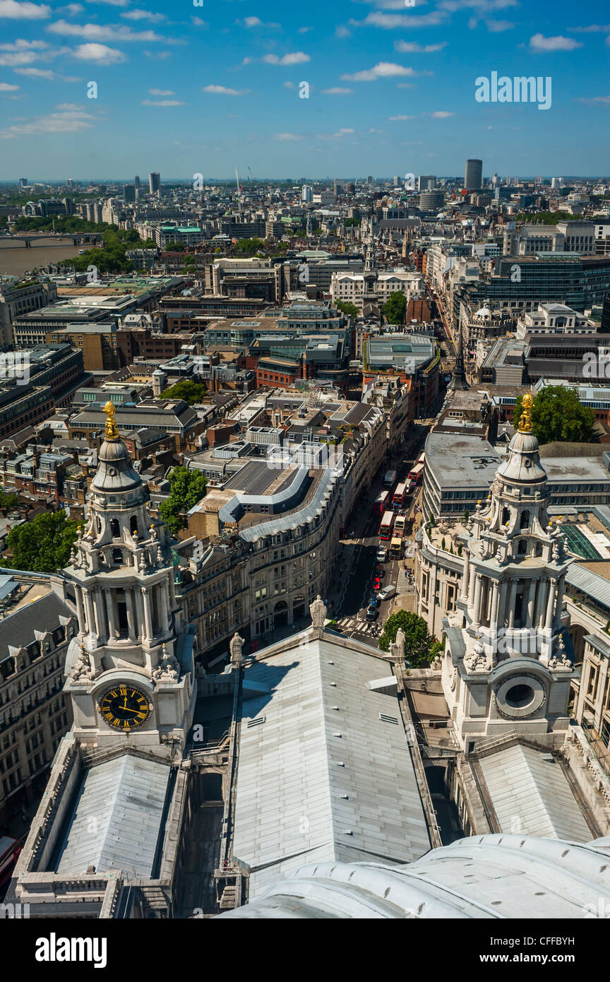 London, UK, Great Britain, Aerial Skyline, Panorama Cityscape, from St ...