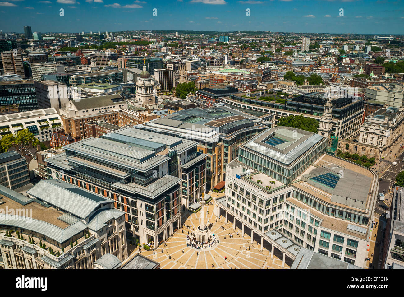 London, UK, Great Britain, Aerial Skyline, Panorama Cityscape, from St ...