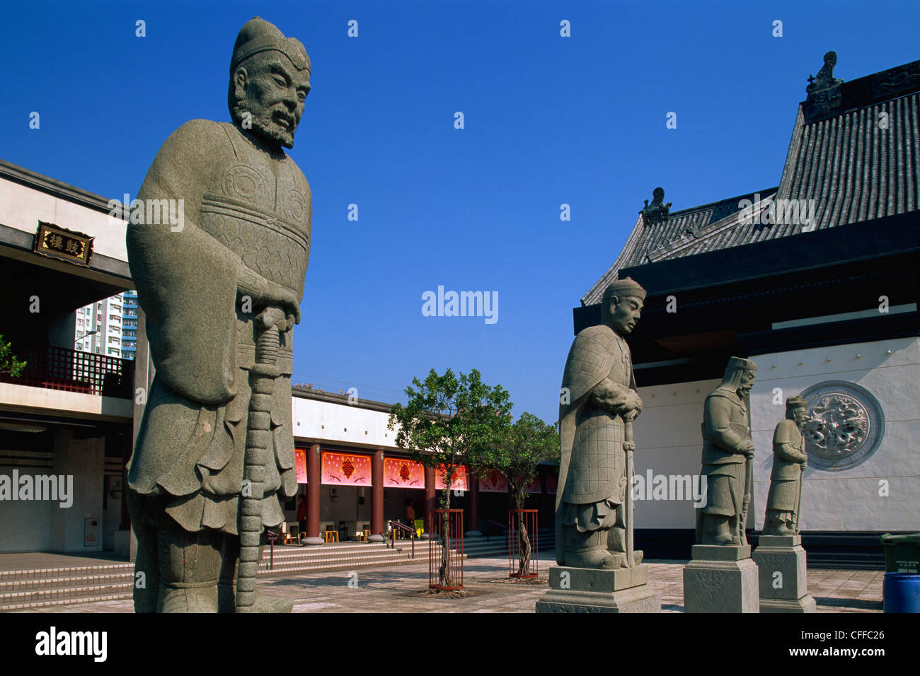China, Hong Kong, Kowloon, Sha Tin, Che Kung Temple Stock Photo - Alamy