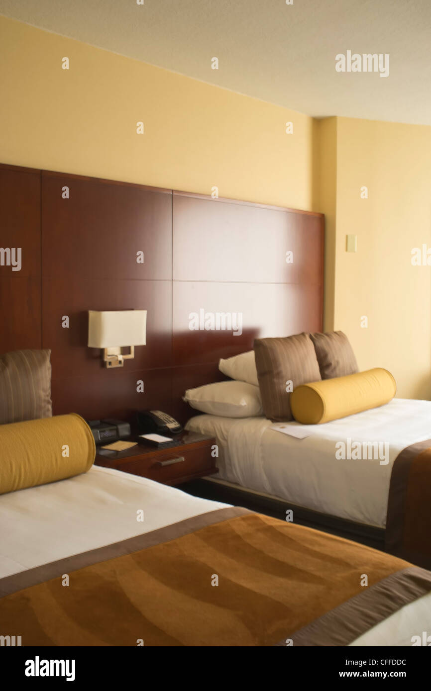 Hotel Double Room Stock Photo - Alamy