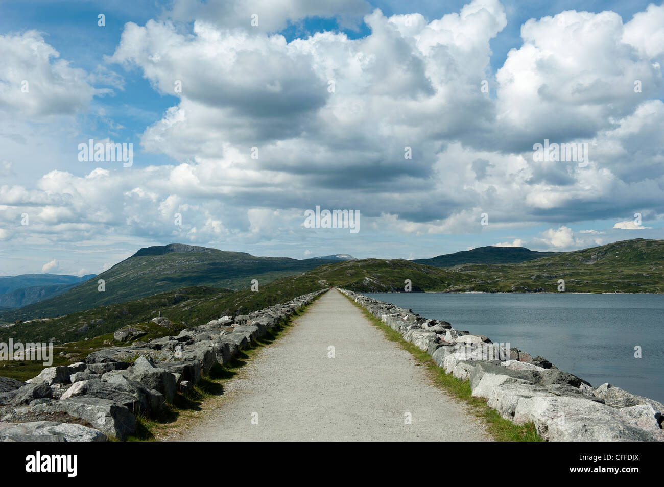 Sysen Dam, Norway Stock Photo - Alamy