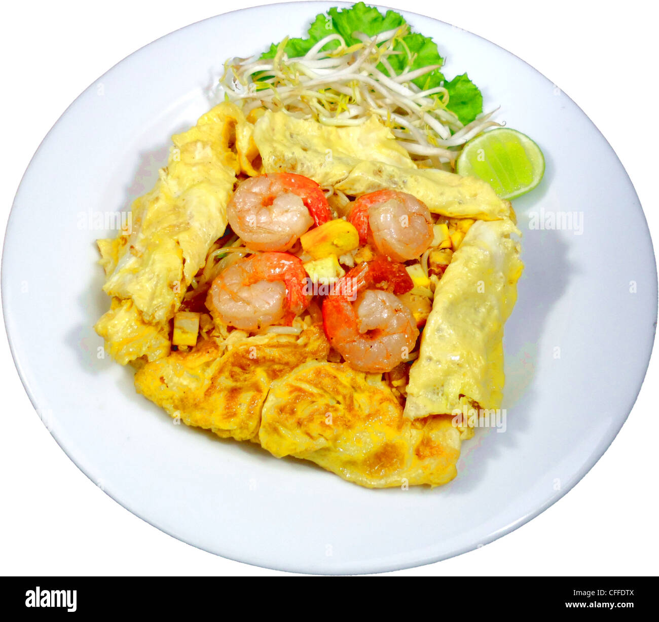 Omelette wrapped pad thai hi-res stock photography and images - Alamy
