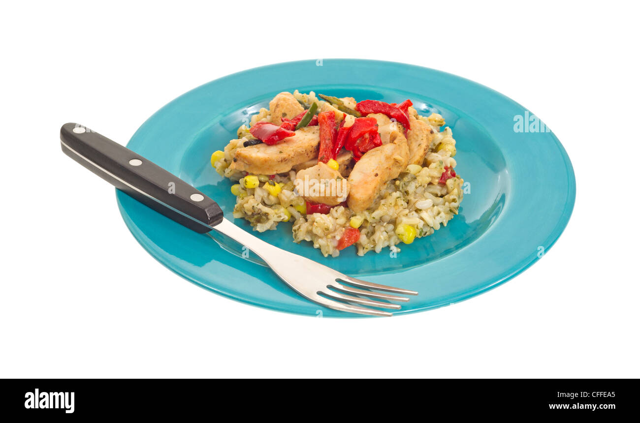 Vegetables chicken plate hi-res stock photography and images - Alamy