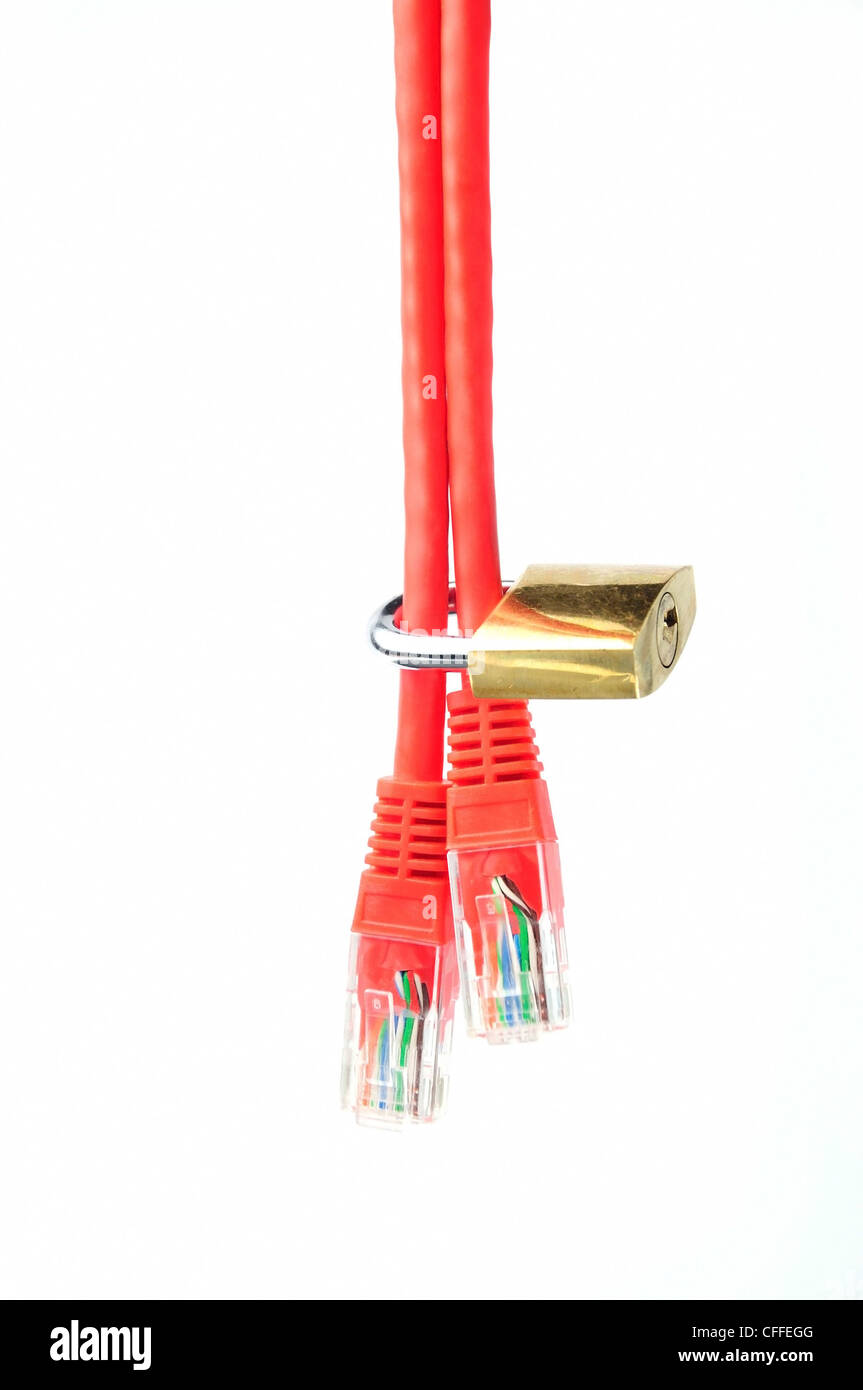 Network lock hi-res stock photography and images - Alamy