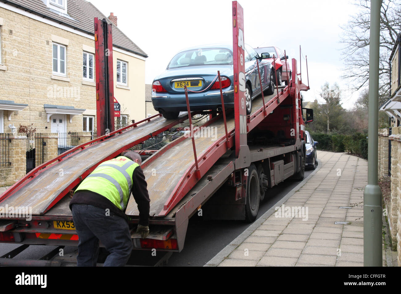 Car Carrier High Resolution Stock Photography and Images - Alamy