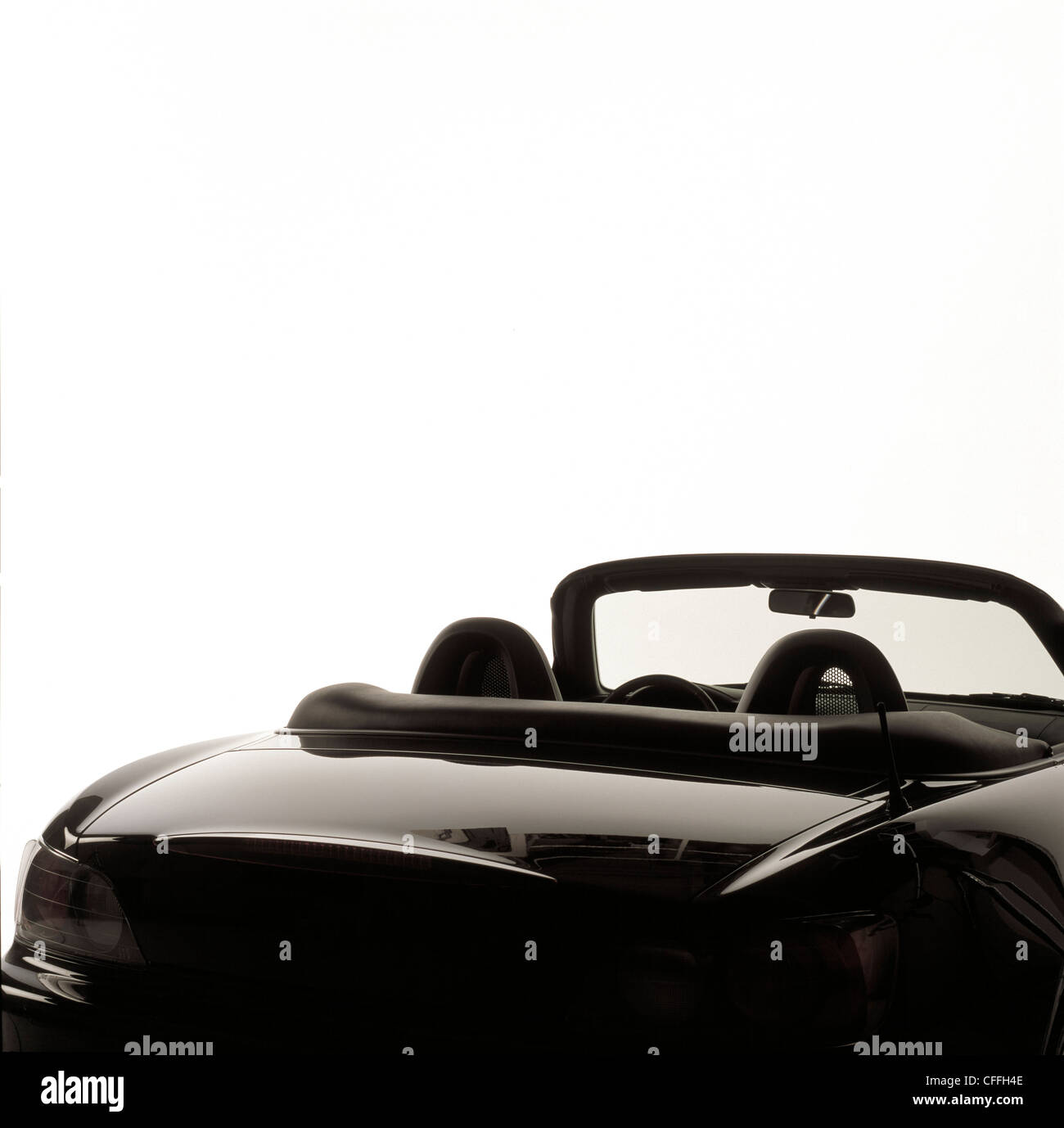 Black Convertible Car Stock Photo - Alamy